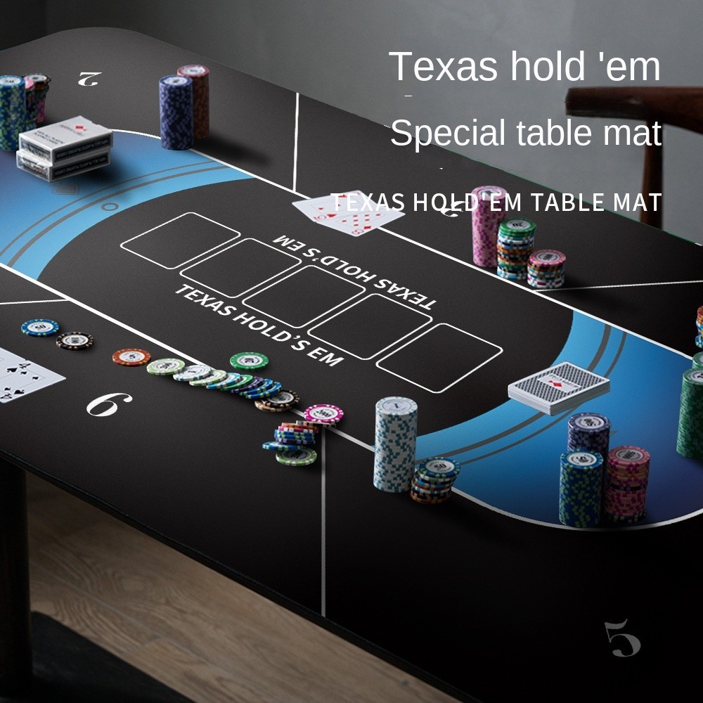 Texas Poker Chip Special Game Table Mat Chess and Card Mahjong Lock ...