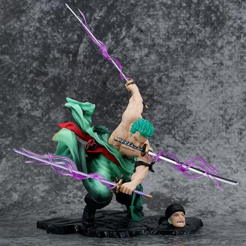 Shipping from Selangor 19cm One Piece Action Figure Anime Roronoa Zoro ...
