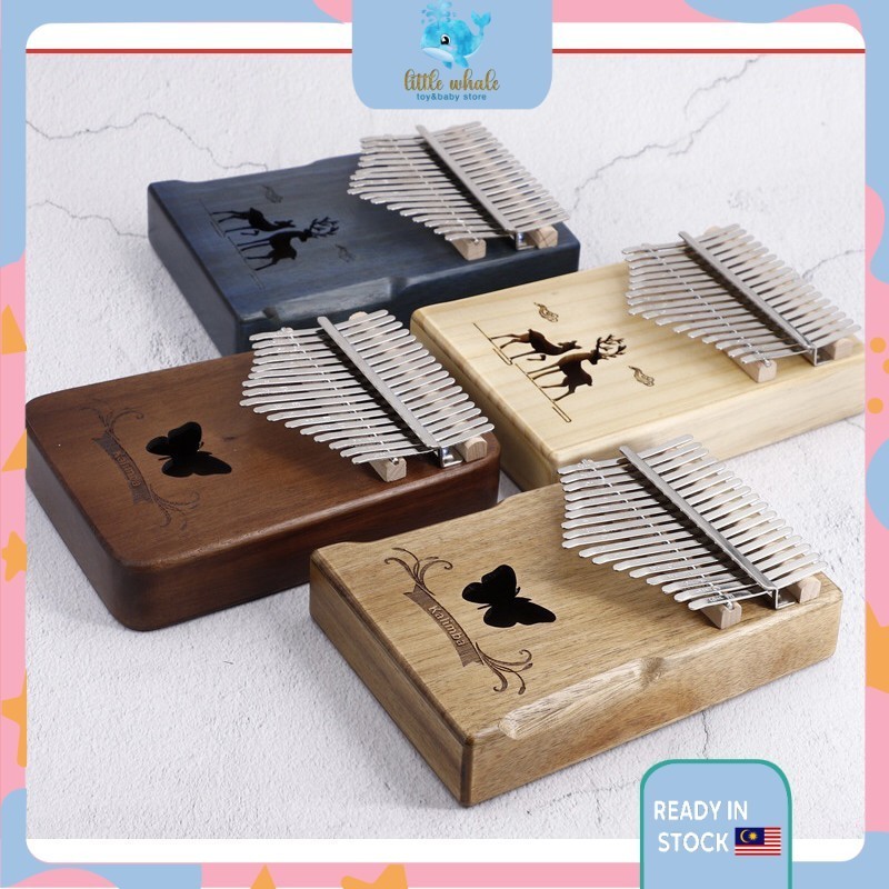 🐳HOT🐳Kalimba 17 Key Mahogany Body Thumb Piano Musical Instrument Thumb ...