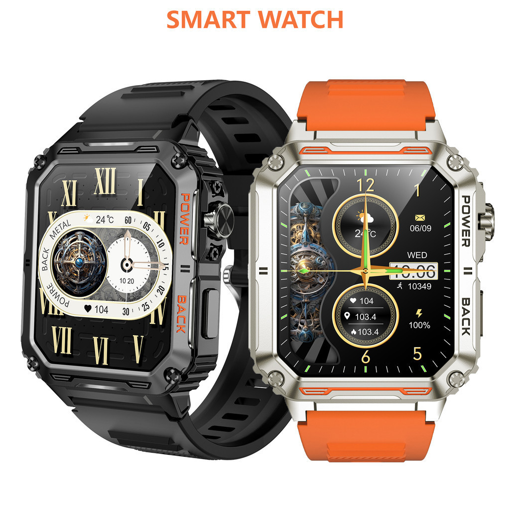 Smartwatch 1.91" AMOLED HD Screen Heart Rate Bluetooth Call Smart Watch ...