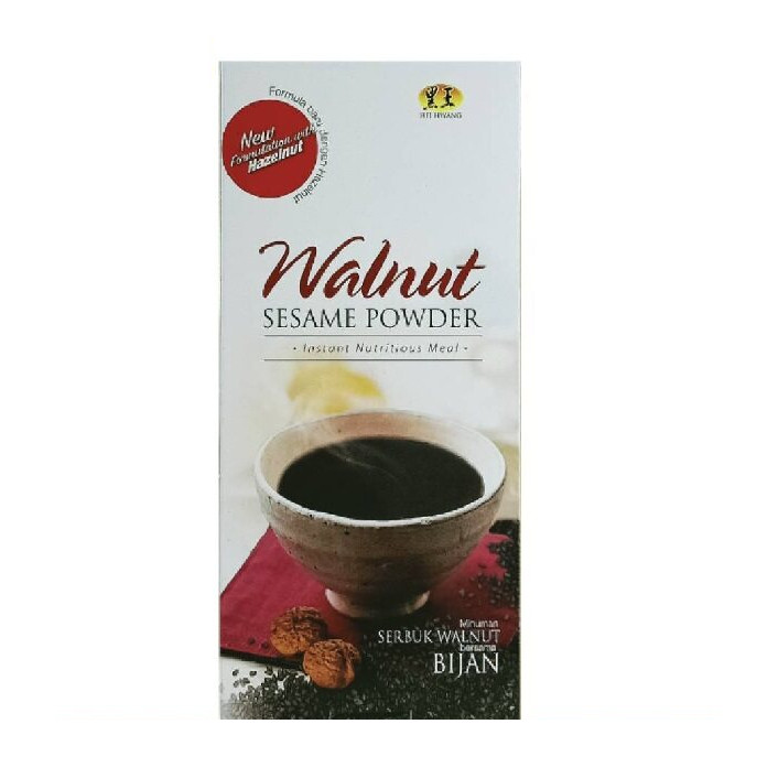Hei Hwang Walnut Sesame Powder With Hazelnut (No Sugar) 30g X 15s ...