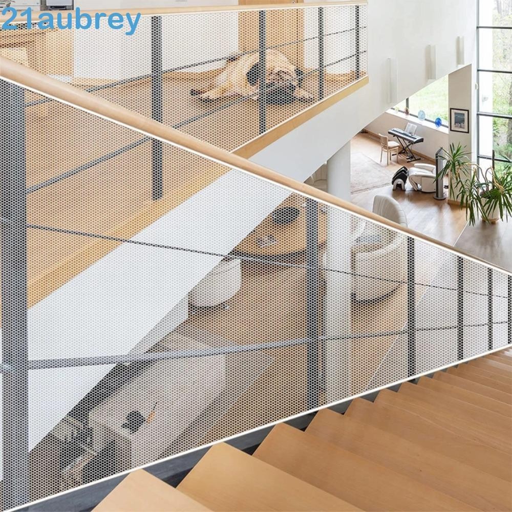 AUBREY1 Child Protective Net, Solid Color Convenient Stairs Safety Net ...