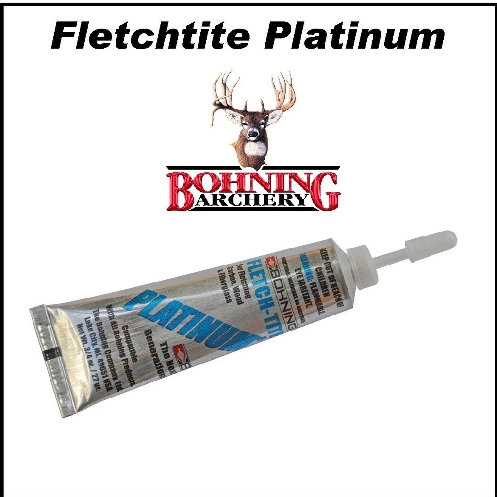 Bohning Archery Fletch-Tite Platinum Fletching Glue Arrow Building Buat ...