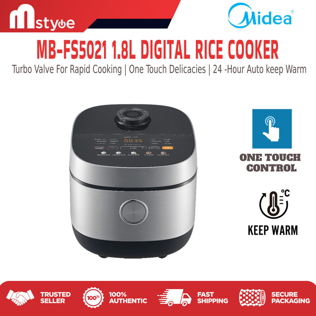 Midea 5.0L Digital Rice Cooker MB-FS5020 & MB-FS5021 - One touch ...