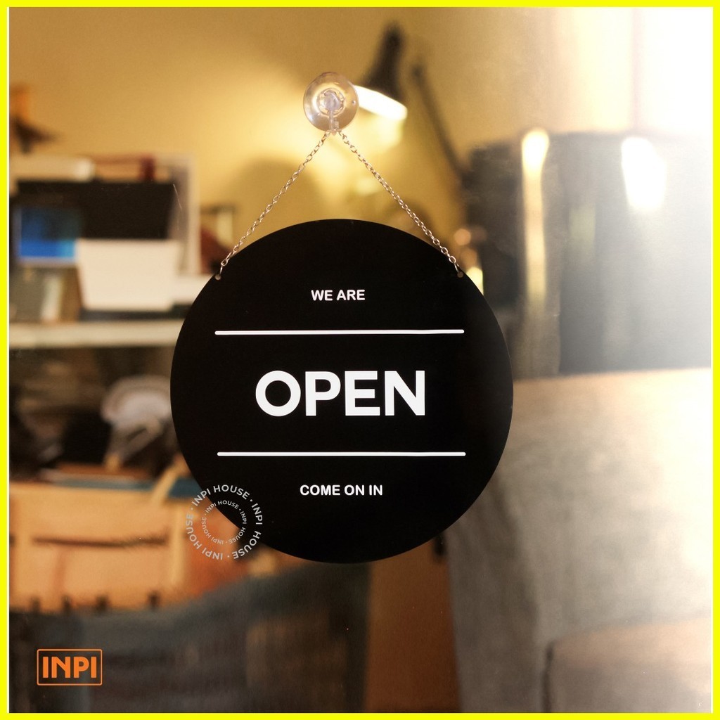Open closed signage - acrylic sign system - open close sign board ...