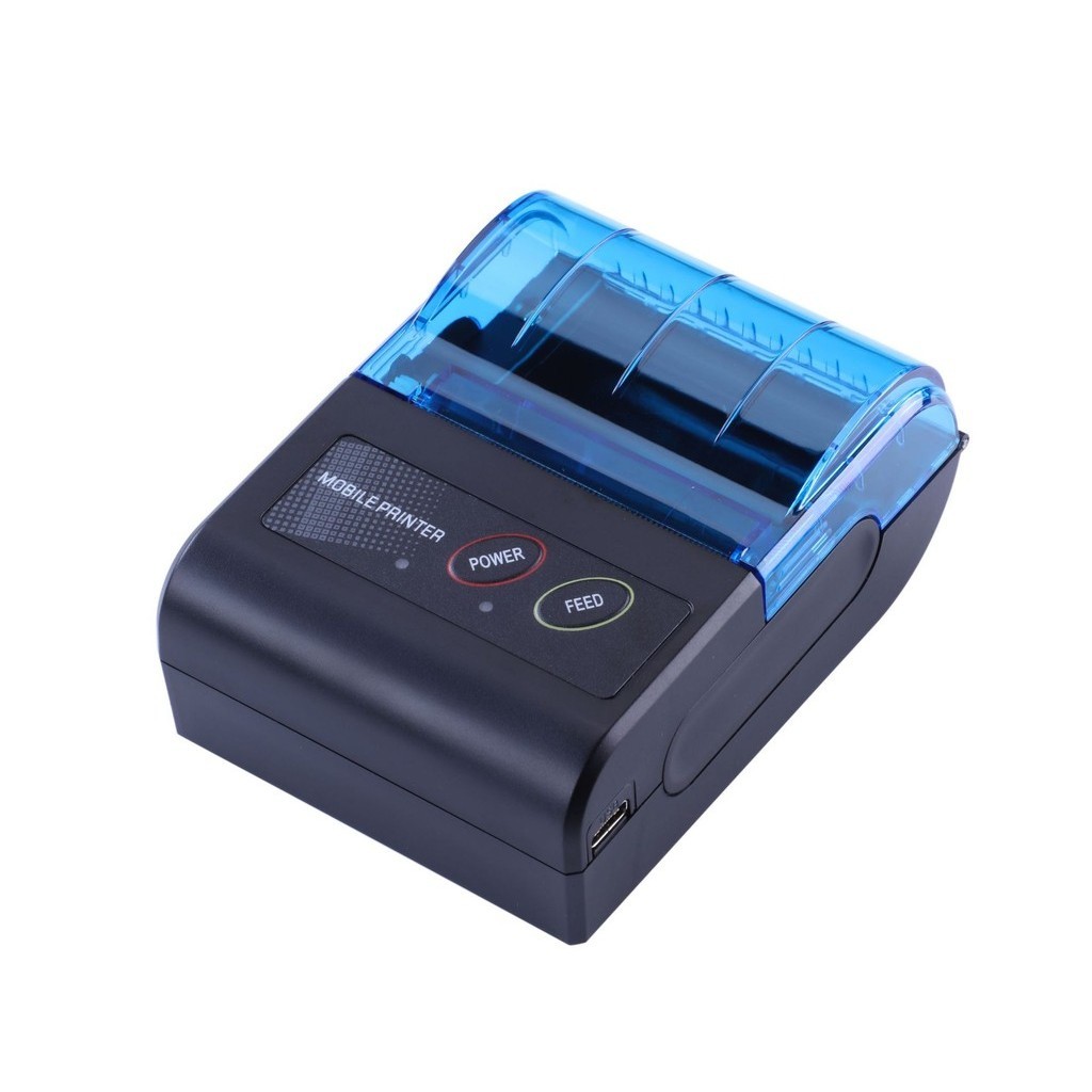 58MM Mini Thermal Printer Prints Small Tickets Portable BT mini printer ...