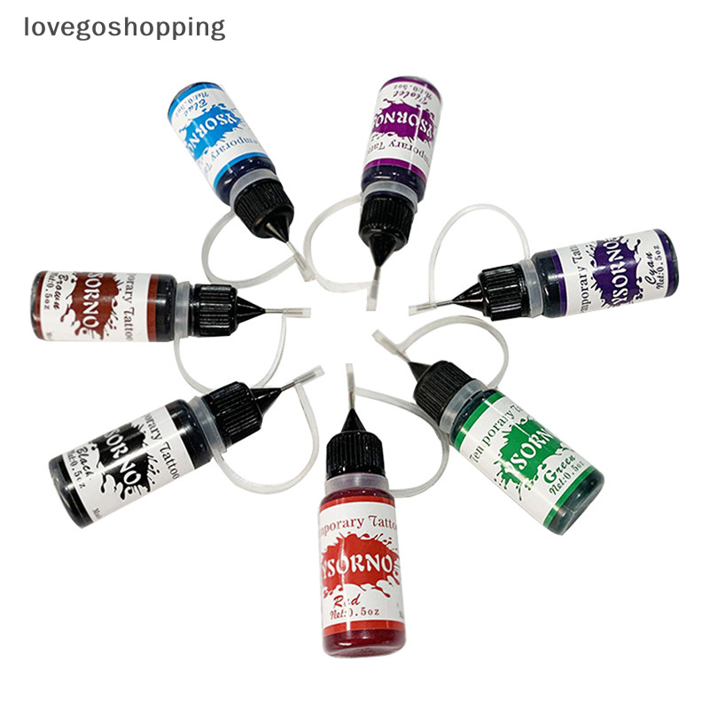 [lovego] 10Ml Semi-Permanent Tattoo Ink Paste For Temporary Natural ...