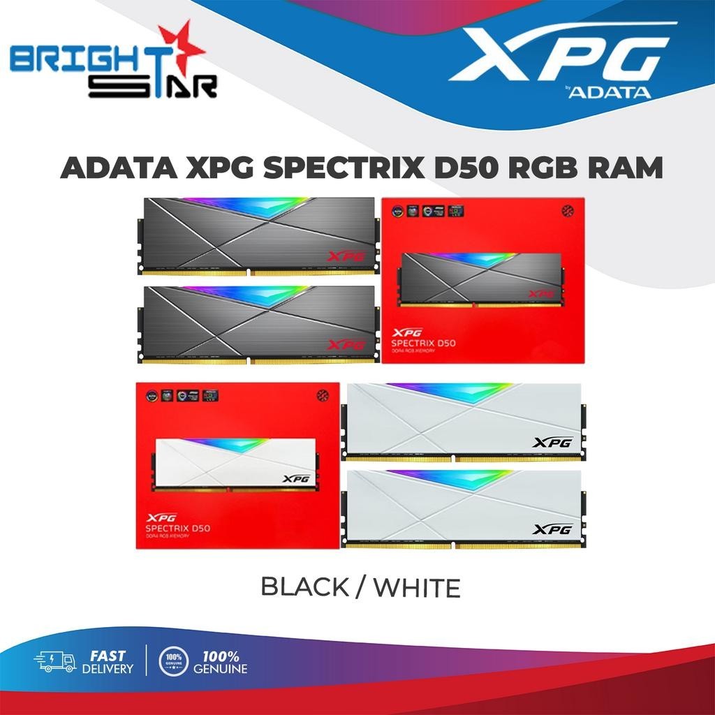 ADATA XPG SPECTRIX D50 RGB DESKTOP RAM LONGDIMM 16GB (2x8GB) DDR4 ...