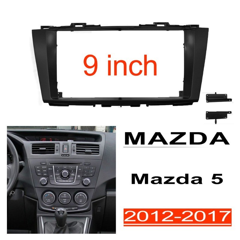 LT Honxun 9inch android head unit facia plate 2din radio frame car dash ...