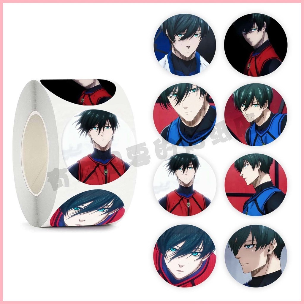 Stickers Blue Lock Itoshi Rin Cartoon Anime Blue Lock Itoshi Rin Scroll ...