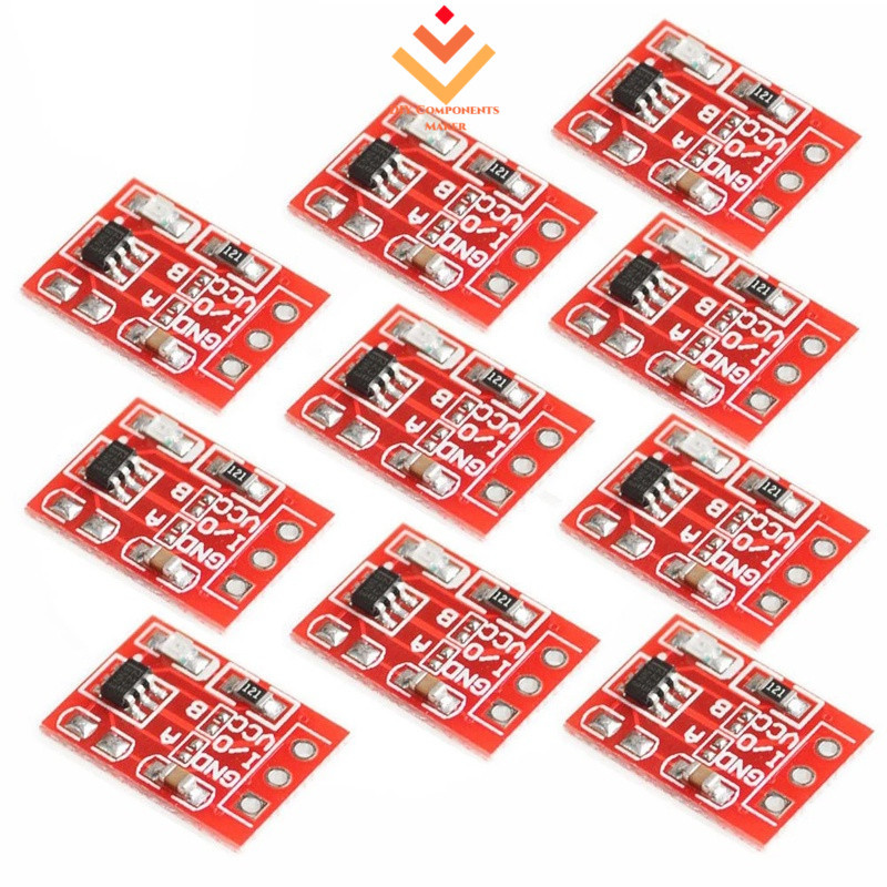 10pcs TTP223 Touch Button Module Self-Locking/No-Locking Capacitive ...