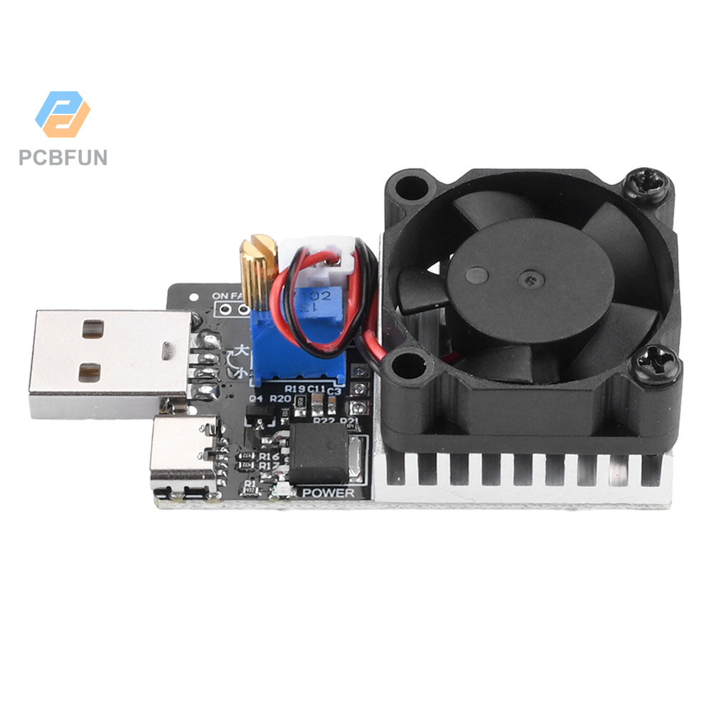 Pcbfun USB Adjustable Constant Current Electronic Load Aging Discharge ...
