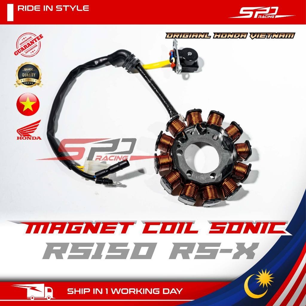 Magnet Coil Sonic Original HONDA for RS150 / RSX150 / Winner X | Shopee ...
