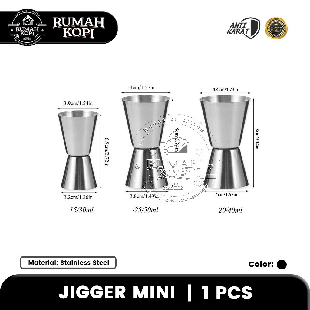 Jigger Cup Mini Stainless Steel/Jigger International 1pcs | Shopee Malaysia
