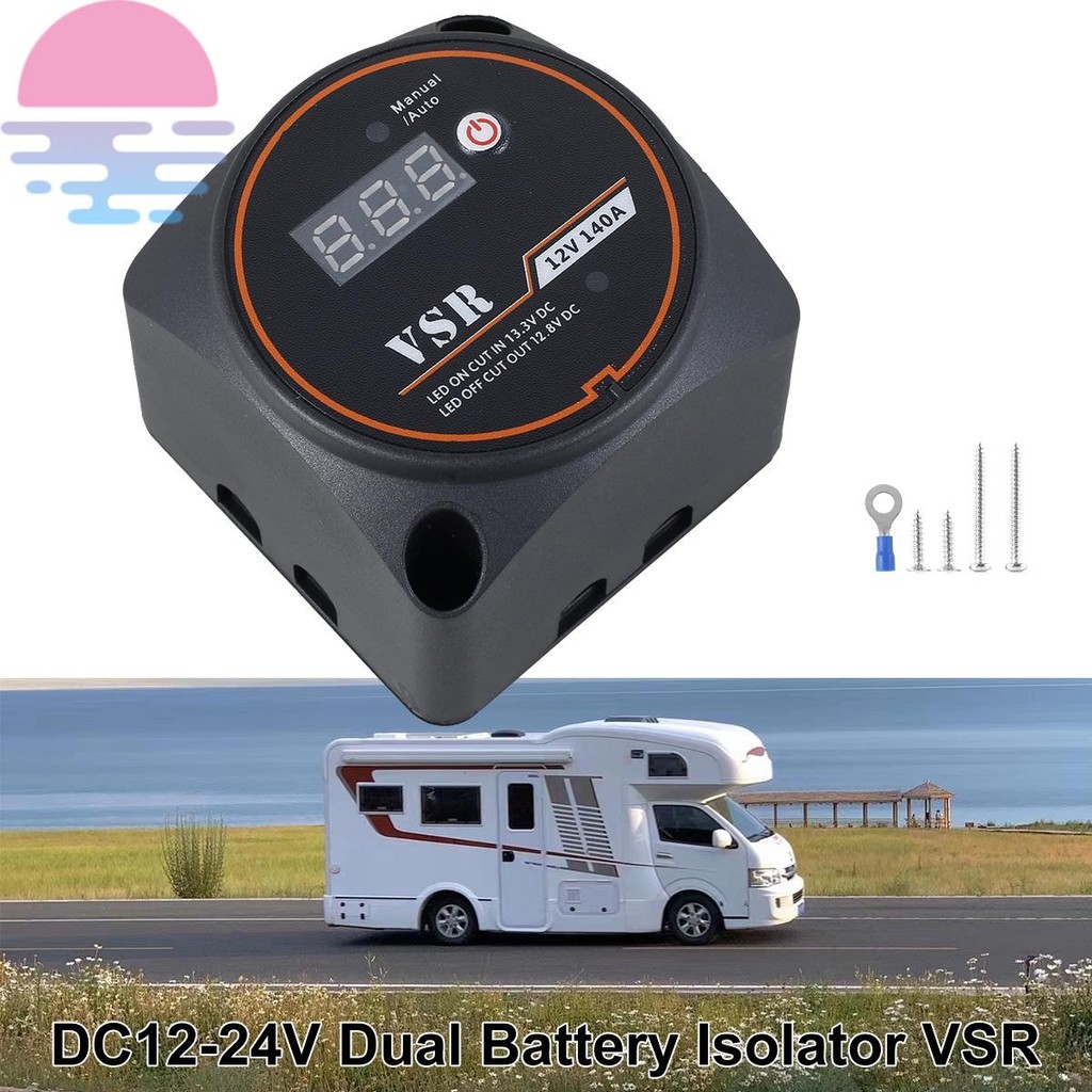 Dual Battery Isolator 12V 140AMP IP68 Waterproof Battery Voltage ...