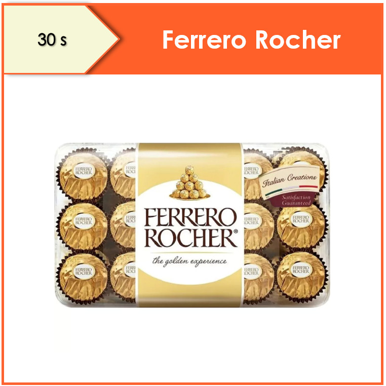 Ferrero Rocher T30 Chocolate 30''s (375g) | Shopee Malaysia