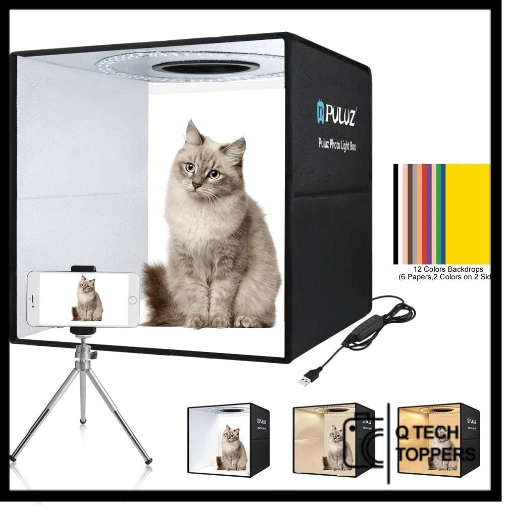 LED Product Case Lightbox Folding Mini Photo Studio Light Box ...