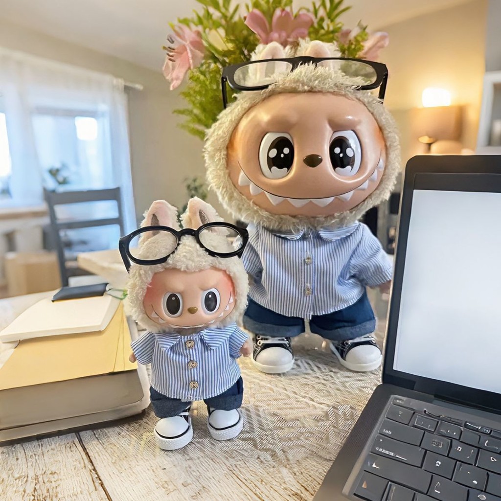 Labubu party day labubu series glue plush fi labubu Sitting party Baby ...