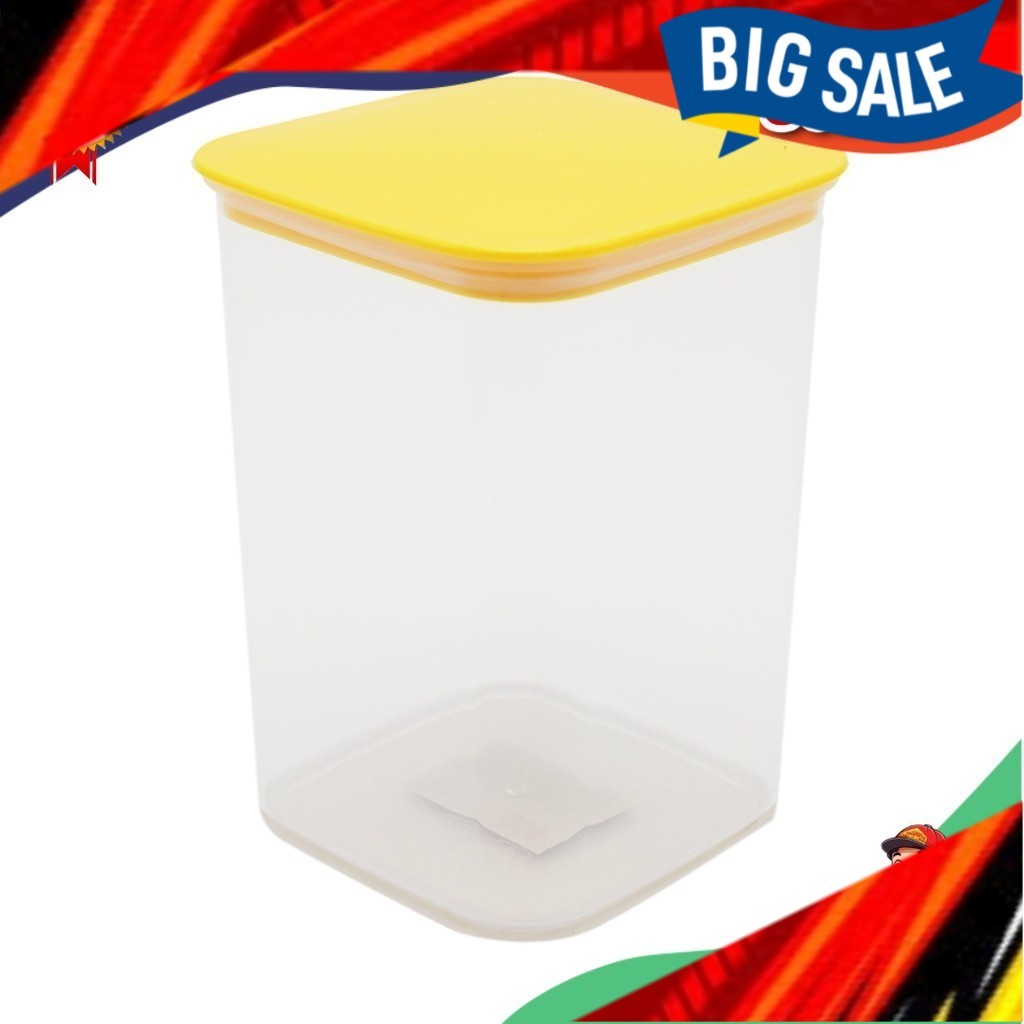 Bekas Kedap Udara, Airtight Container, Square Container (10cm x 10cm x ...