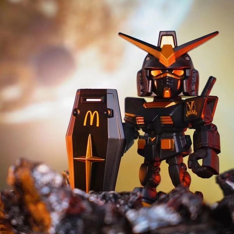 [McDonald's] Mainan Tokoh Makanan Angus Kerjasama Gundam Siri Gundam ...