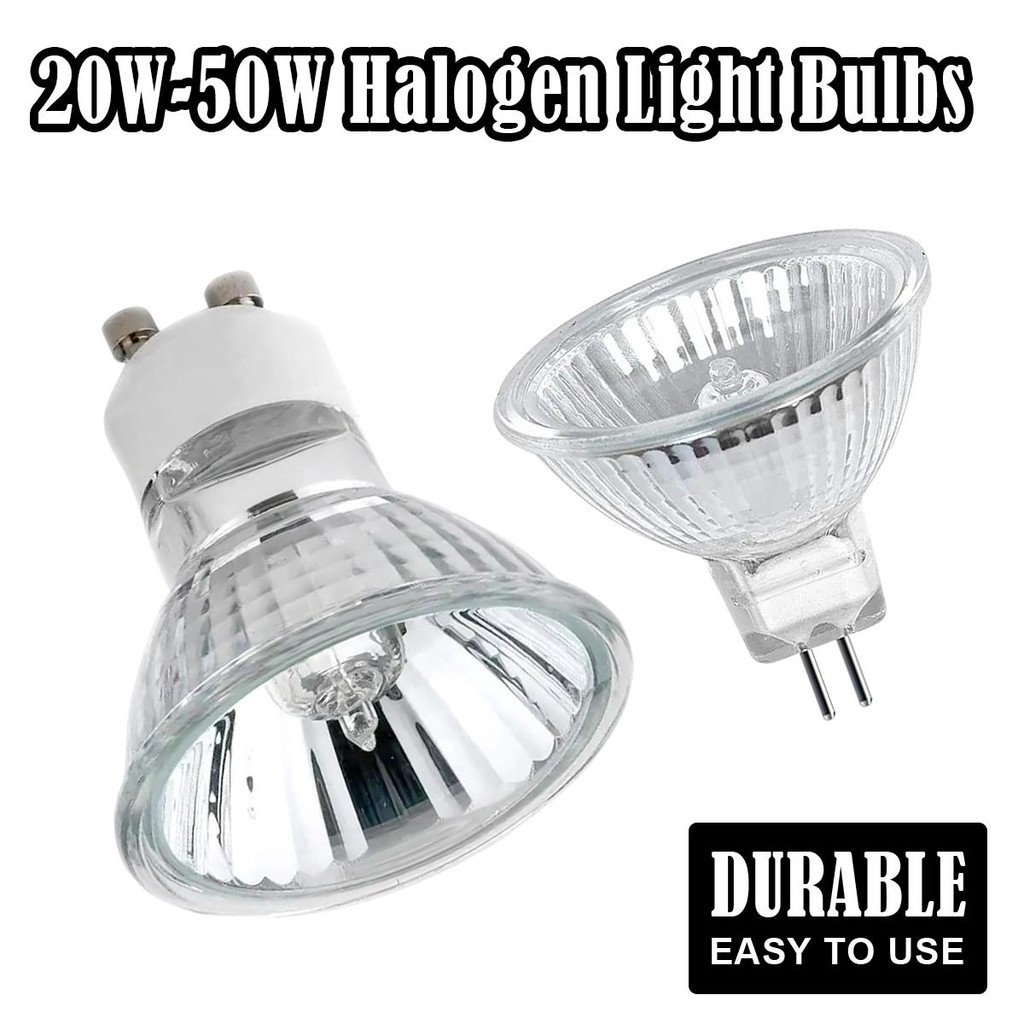 Halogen Spotlight Bulb 2800-3200K 20W 35W 50W 220V 12V Dimmable ...