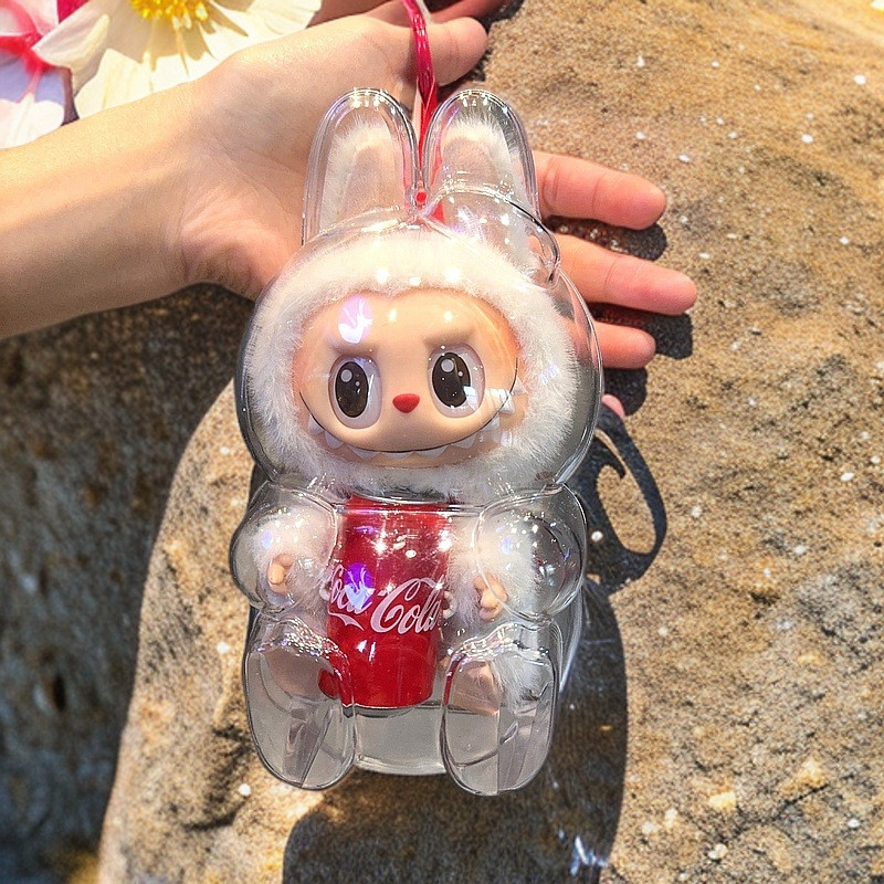 Crybaby Case Labubu V1 V2 Protective Case Transparent Labubu Storage ...