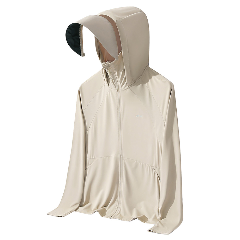 2025 Women's Hooded Sunscreen Clothing Skin Suit Couple Summer Slim ...