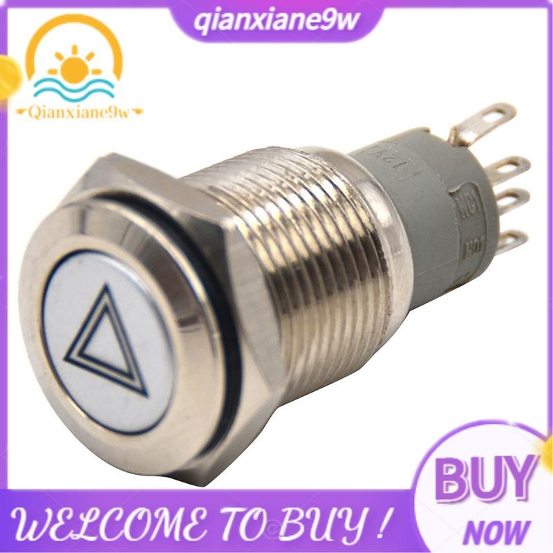 New 16mm Car Emergency Hazard Warning Flash Light Switch Push Button On/Off Switch | Shopee Malaysia