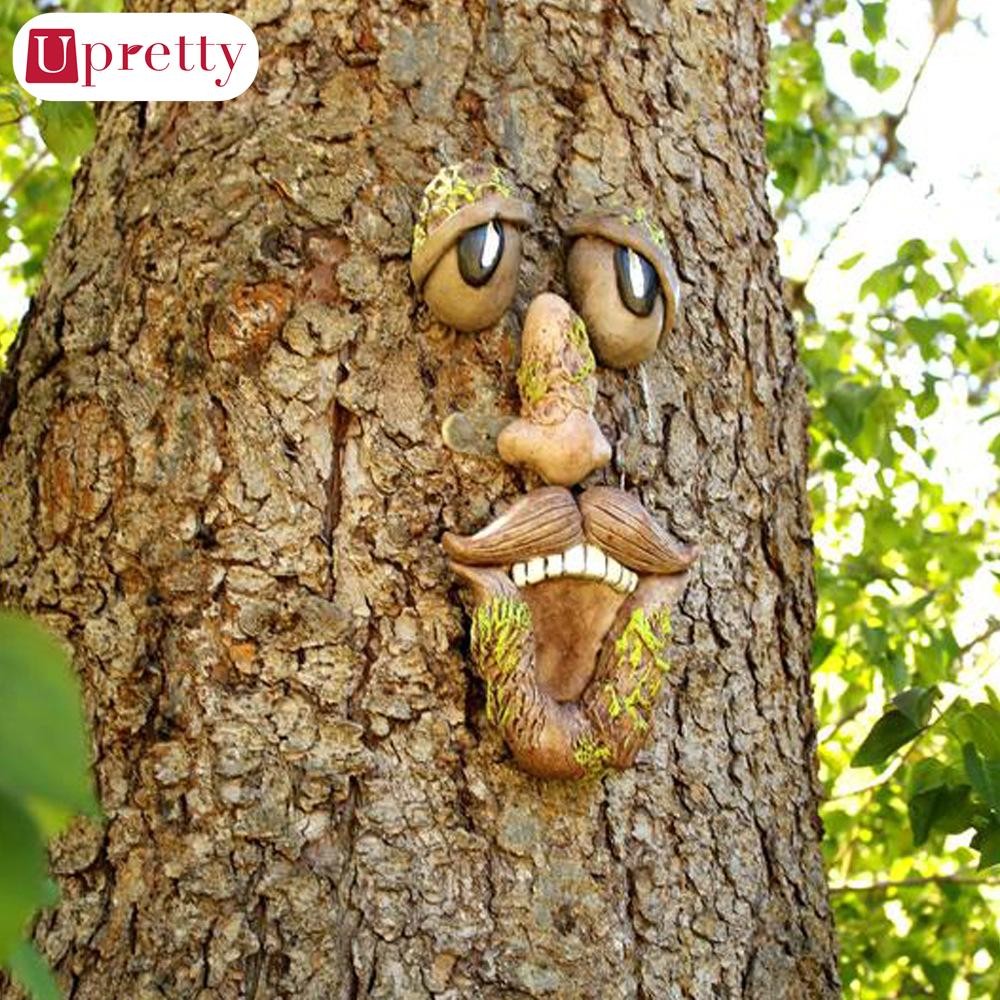 Bark Face Tree Monster Facial Features Ornaments Tree Face Outdoor ...
