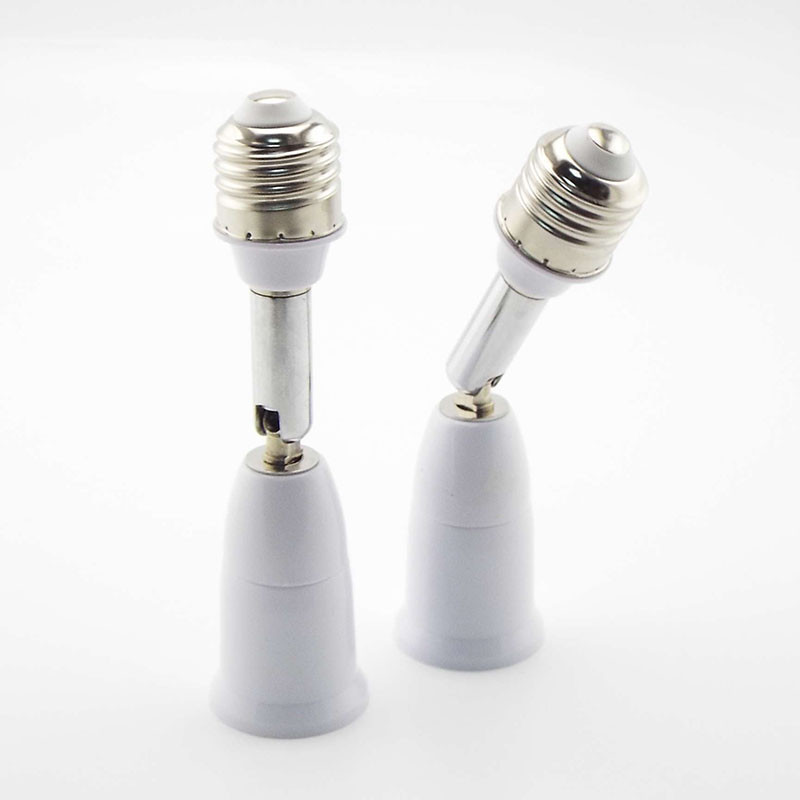 Flexible 180° E27 to E27 Extender led lamp socket Bases Holder E27 ...