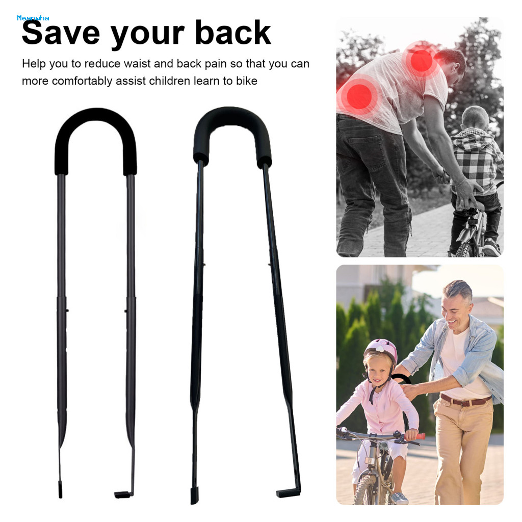 Heavy Duty Bike Trainer Handle Children Bike Training Handle Kids Bike ...