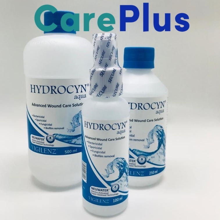 HYDROCYN AQUA SOLUTION ADVANCED WOUND CARE SOLUTION 100ML | 250ML ...