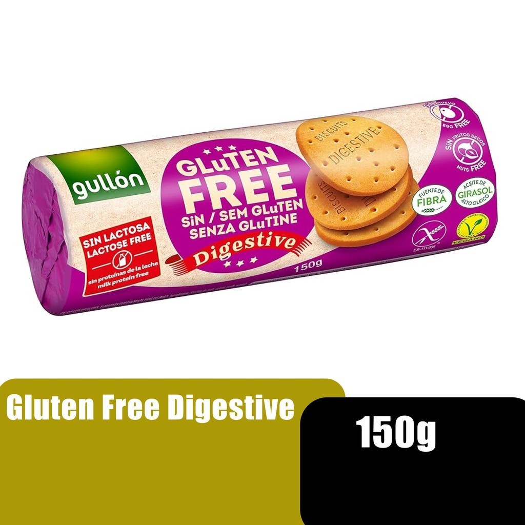 GULLON Gluten Free Digestive Biscuit 150g Healthy Snacks Biskut ( 低卡零食 ...