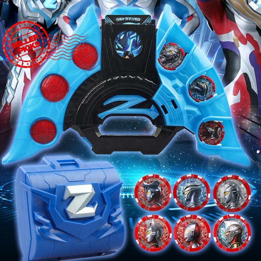 Blue Ultraman Zeta Transformer Storage Box Medal Zero Z Sublimator ...