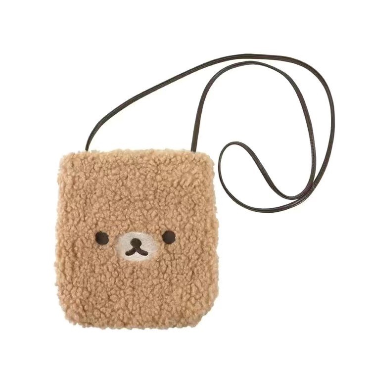 Rilakkuma Korilakkuma Bear Mini Plush Crossbody Bags for Women Kawaii ...