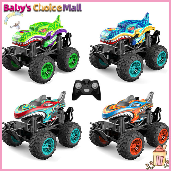 LH 1:18 2.4g Remote Control Shark Head Monster-Car 360 Degree Rotating ...