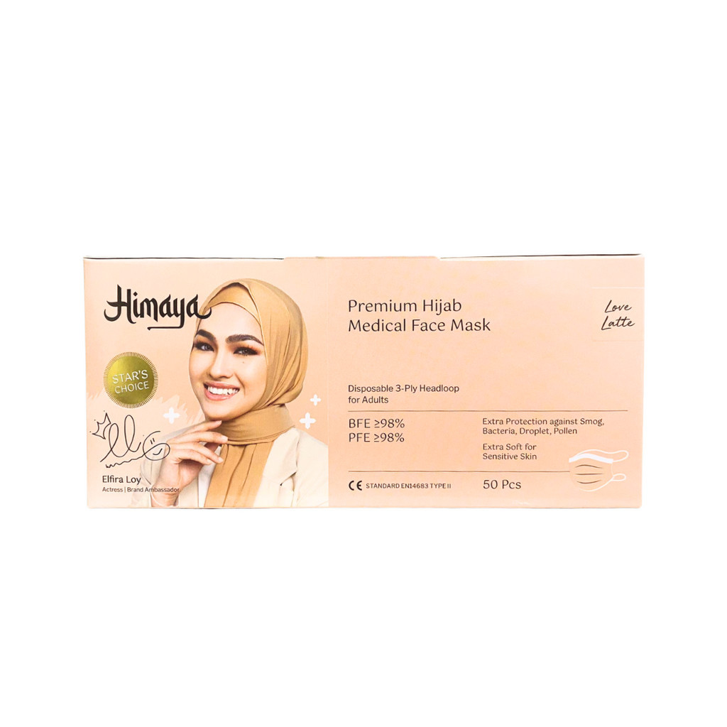 Himaya Hijab Mask 3Ply 50S | Shopee Malaysia