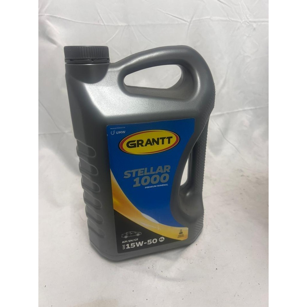[ STOCK CLEARANCE ] GRANTT STELLAR 1000 15W-50 API SN/CF MINERAL OIL 4L ...