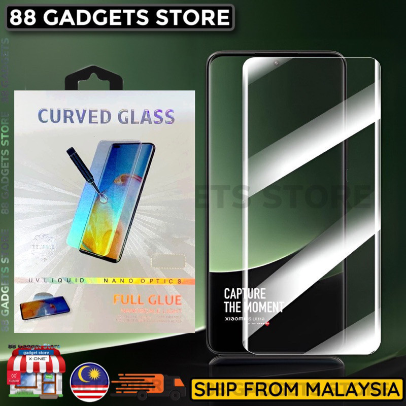 Redmi Note 13 Pro Plus Liquid Glue UV Tempered Glass Screen Protector ...