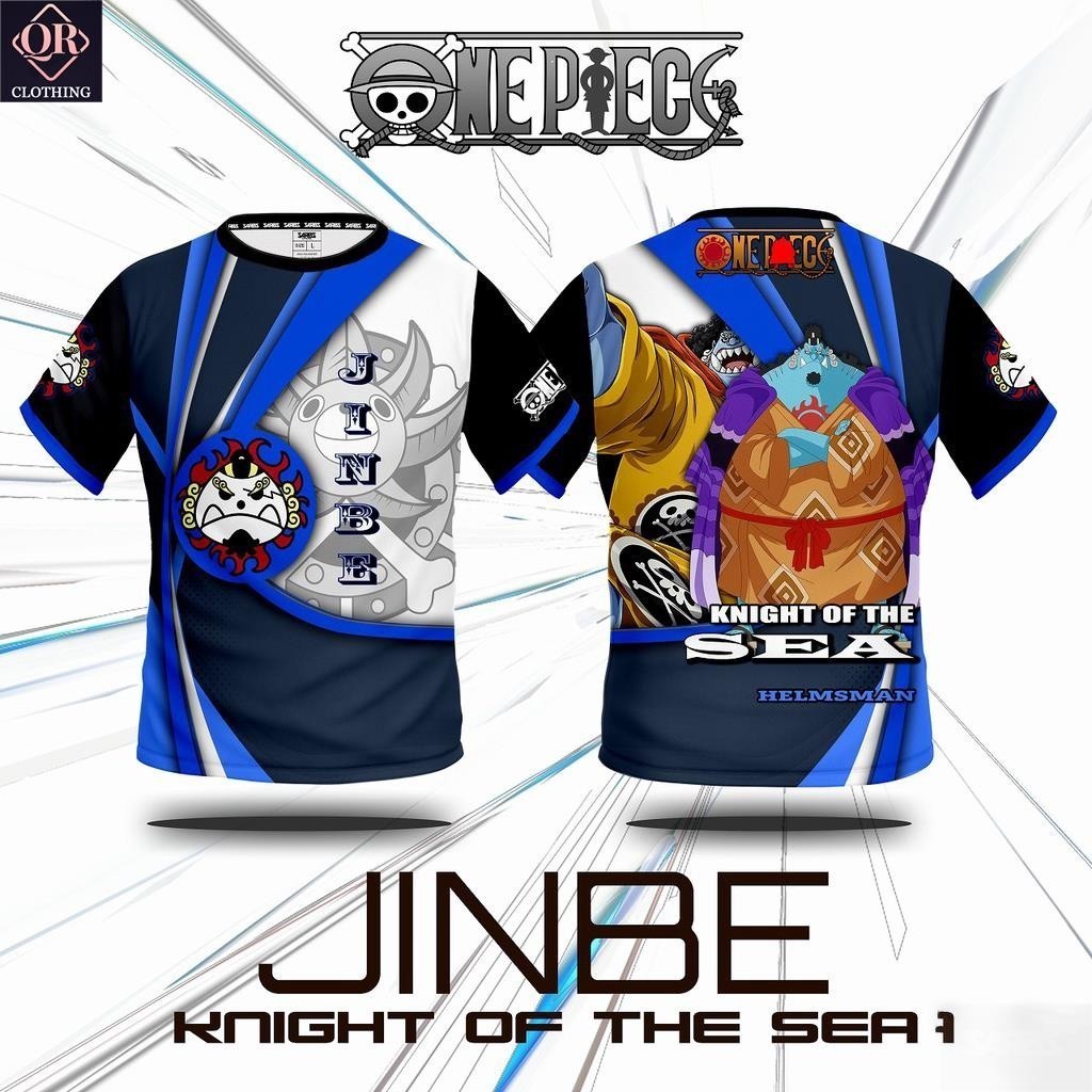 (QR Clothing) 'One Piece STRAWHATS- JINBE', Full Sublimation Anime ...
