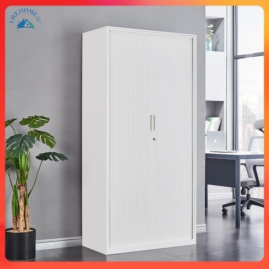 Roller Shutter Storage Cabinet Locker File Storage Cabinet Office ...