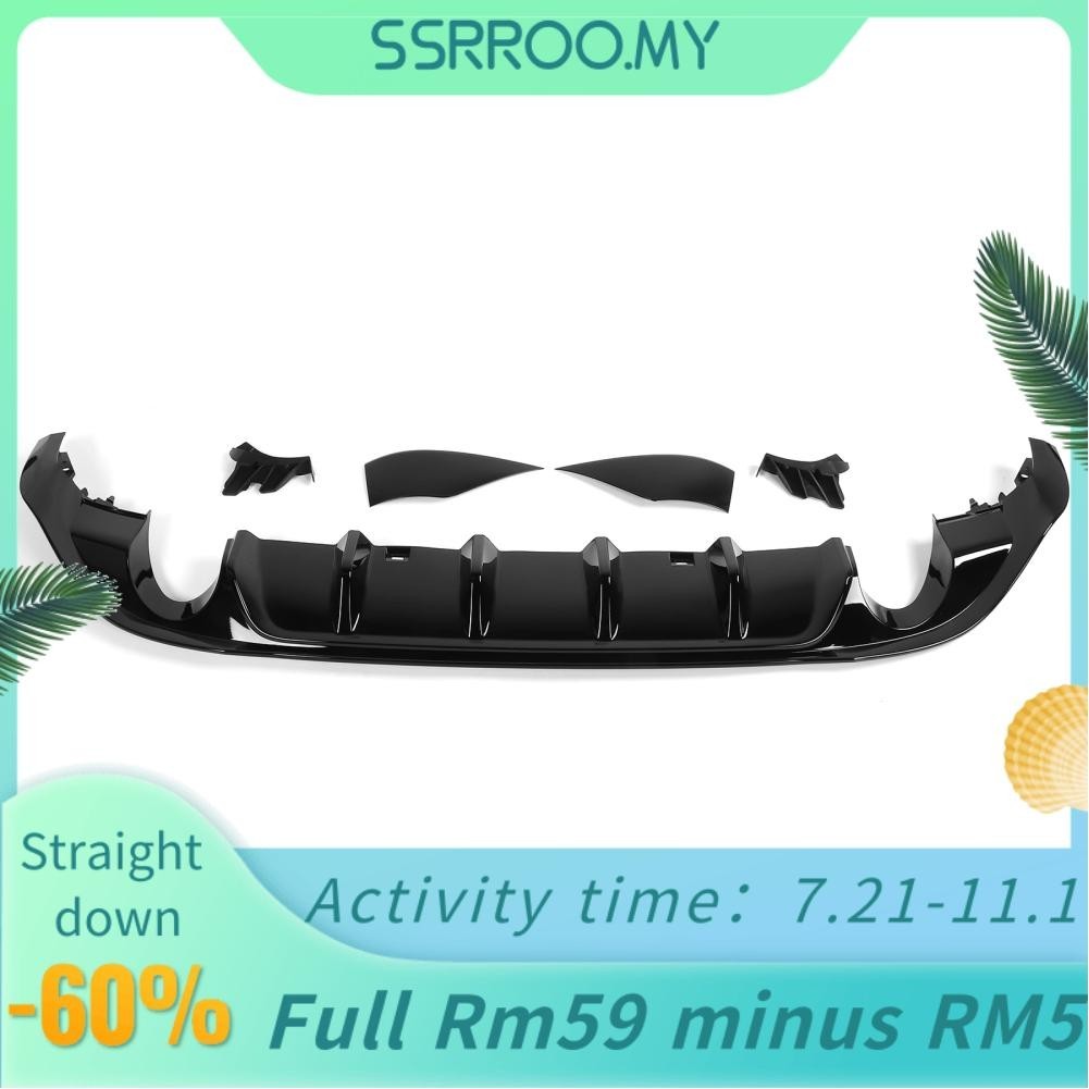 Ssrroo Gloss Black for TCR Rear Bumper Spoiler Diffuser Valance Kits ...