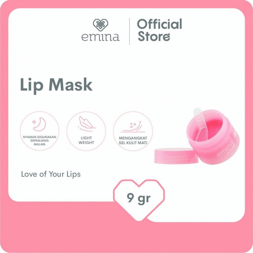 Emina LIP MASK 9GR LIP Moisturizing MASK | Shopee Malaysia