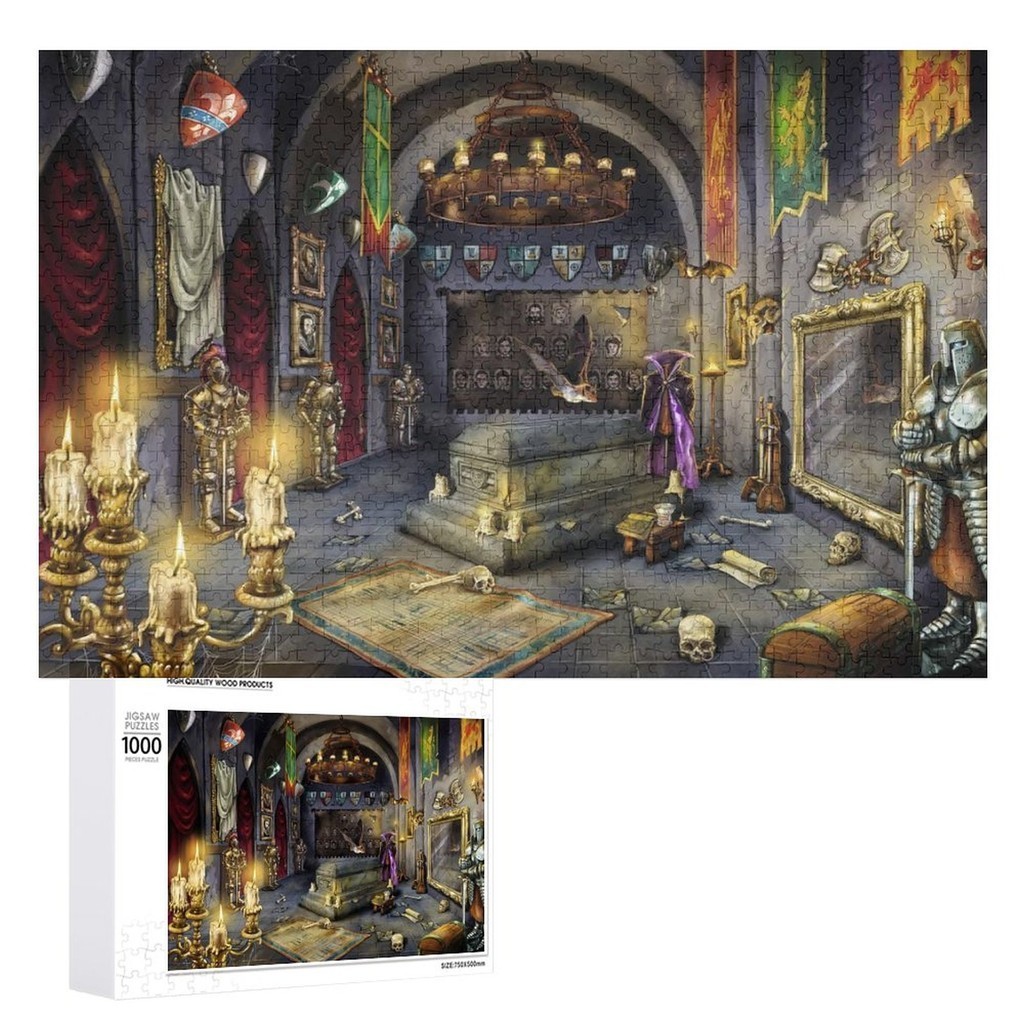 Escape Puzzle Vampire's Castle Color Puzzle (500 Piece Jigsaw Puzzle ...