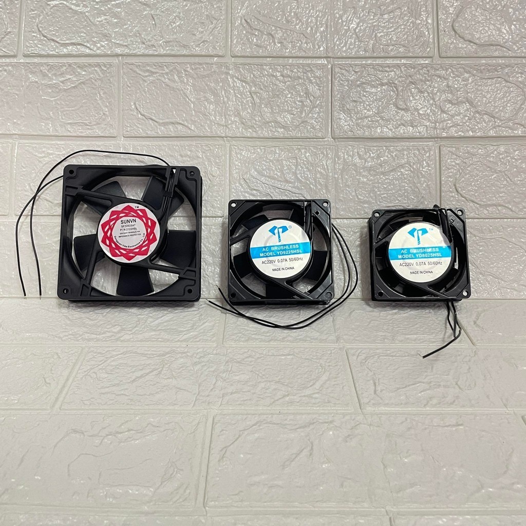 YeeFixx mini Brushless Cooling Fan refrigerator small square fan motor ...