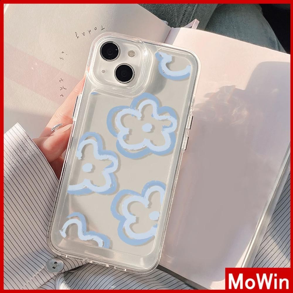 Mowin - For iPhone 15 Pro Max Case Clear Case TPU Soft Electroplated Button Shockproof Camera ...