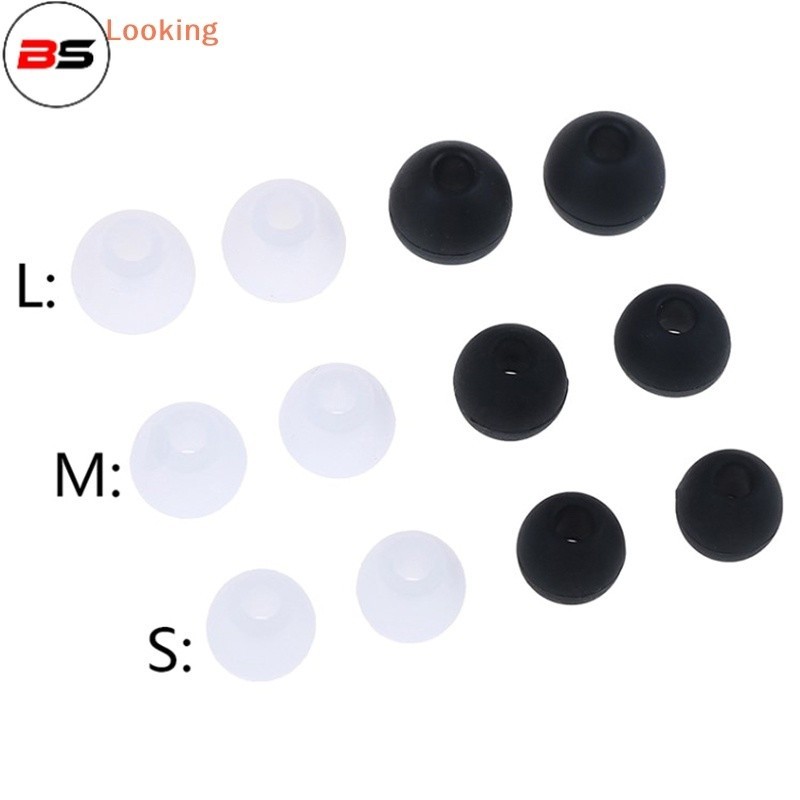 BS 6 Pairs/2*(S+M+L) Silicone Rubber Earplug Ear Pads Universal In-ear ...