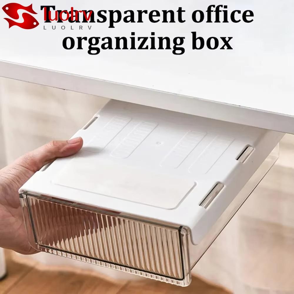 LUOLRV Under Desk Drawer, Slide Out Drawer Slide Out Underdesk ...