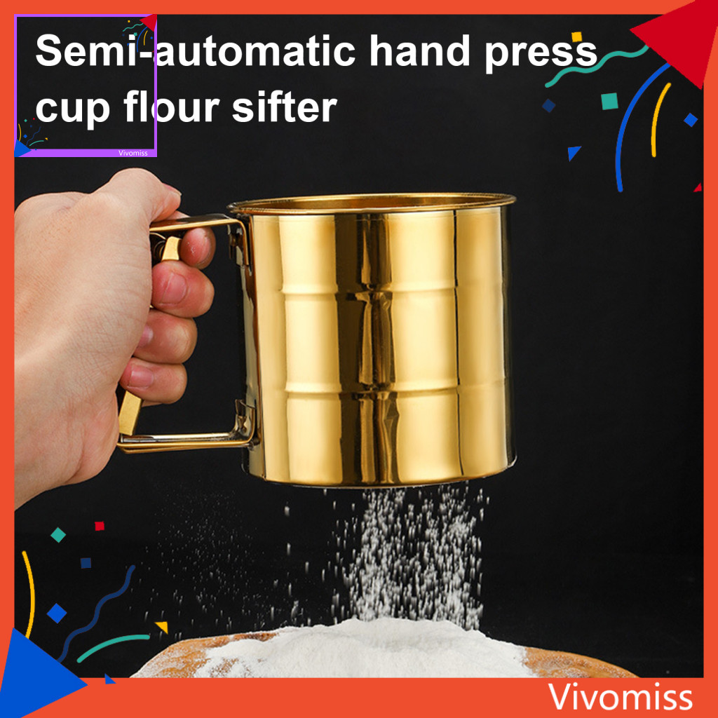 [VM] Fine Mesh Baking Sieve Fine Mesh Flour Sifter Stainless Steel ...