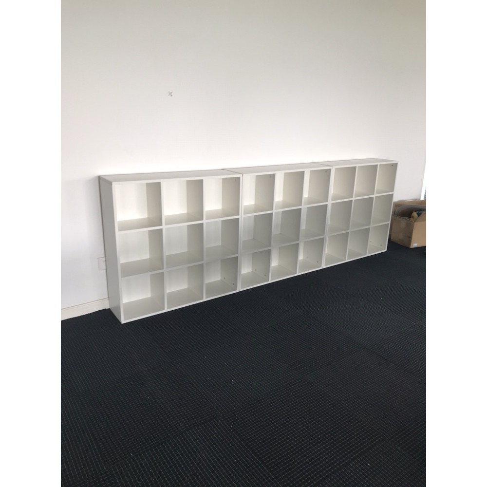 Rak Buku Mudah Sembilan Petak Rak Buku Rak Buku Dihimpun Bebas Kabinet ...